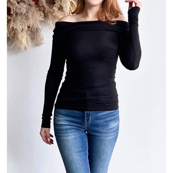 Sophie Rue | Tops | New Sophie Rue Triomphe Top In Black | Poshmark